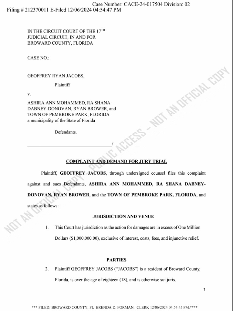 Jacobs Suit Full | PDF | Defamation | First Amendment To The United ...