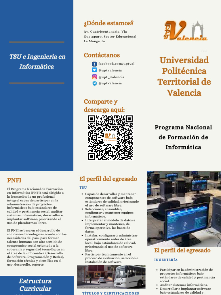 Triptico PNFI | PDF | Software | Informática