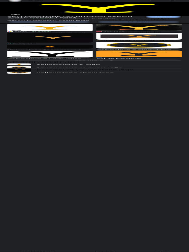 The Logo for Yellowstone - Google Search | PDF