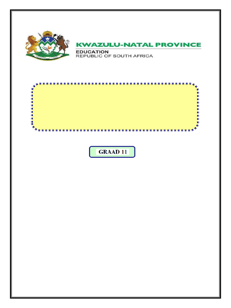Afr 2024 Gr11 Mlit Assignment QP 15.05.2024 | PDF