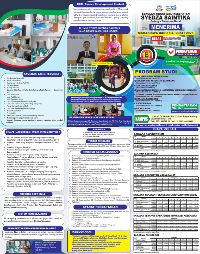 Brosur Reguler 2024-2025 | PDF