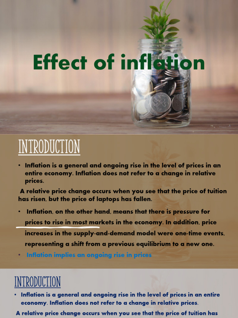 Effect of inflation | PDF