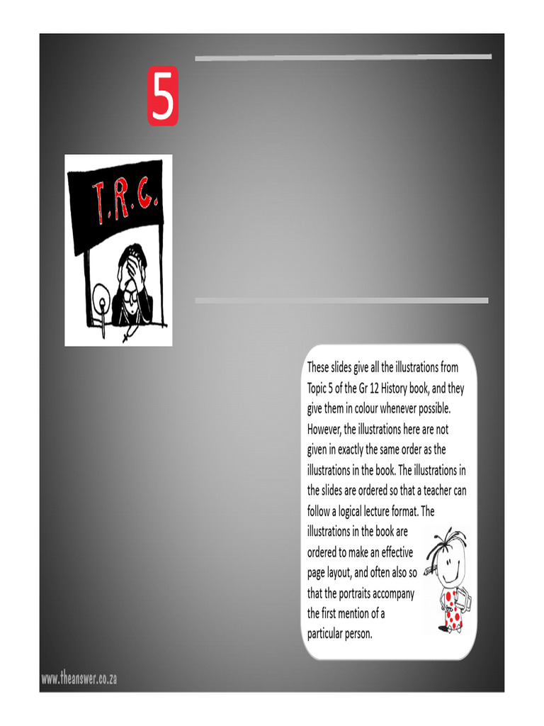 Grade 12 History Topic 5 Slides | PDF | African National Congress | Taxes