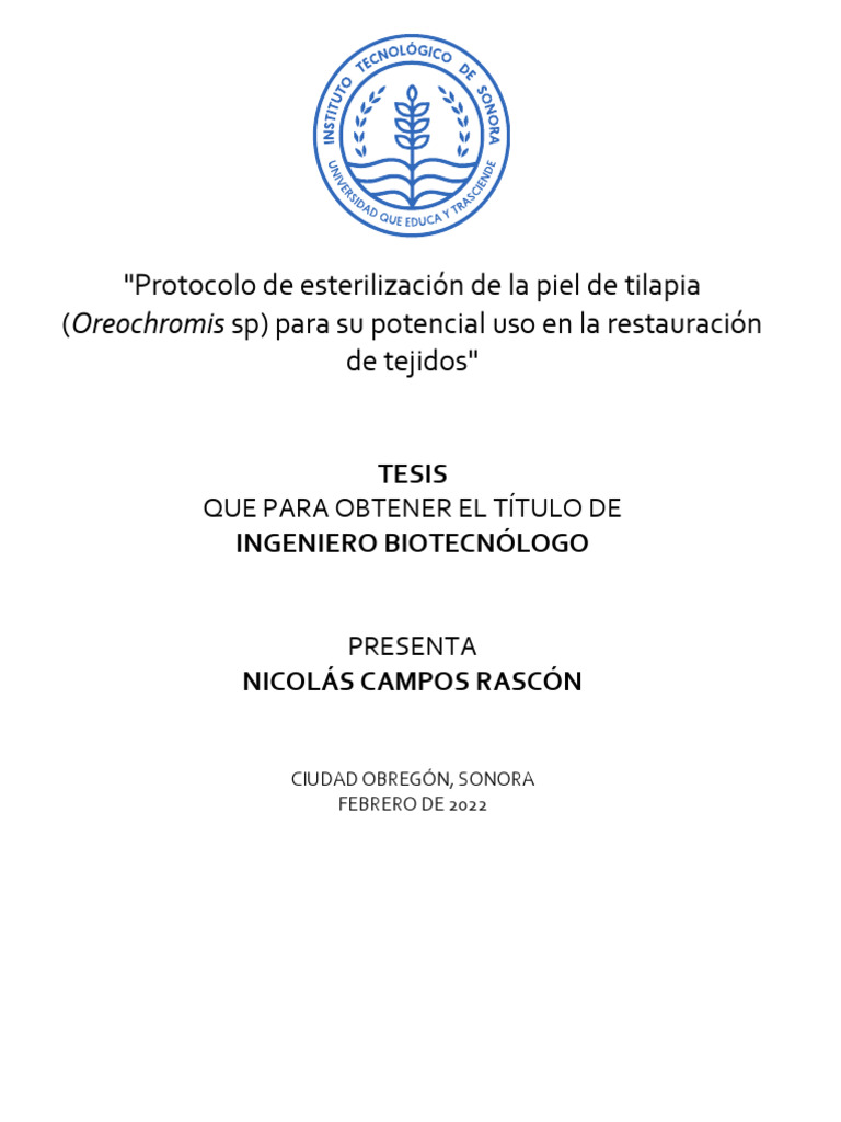 Tesis Final | PDF | Inflamación | Cicatrización de la herida