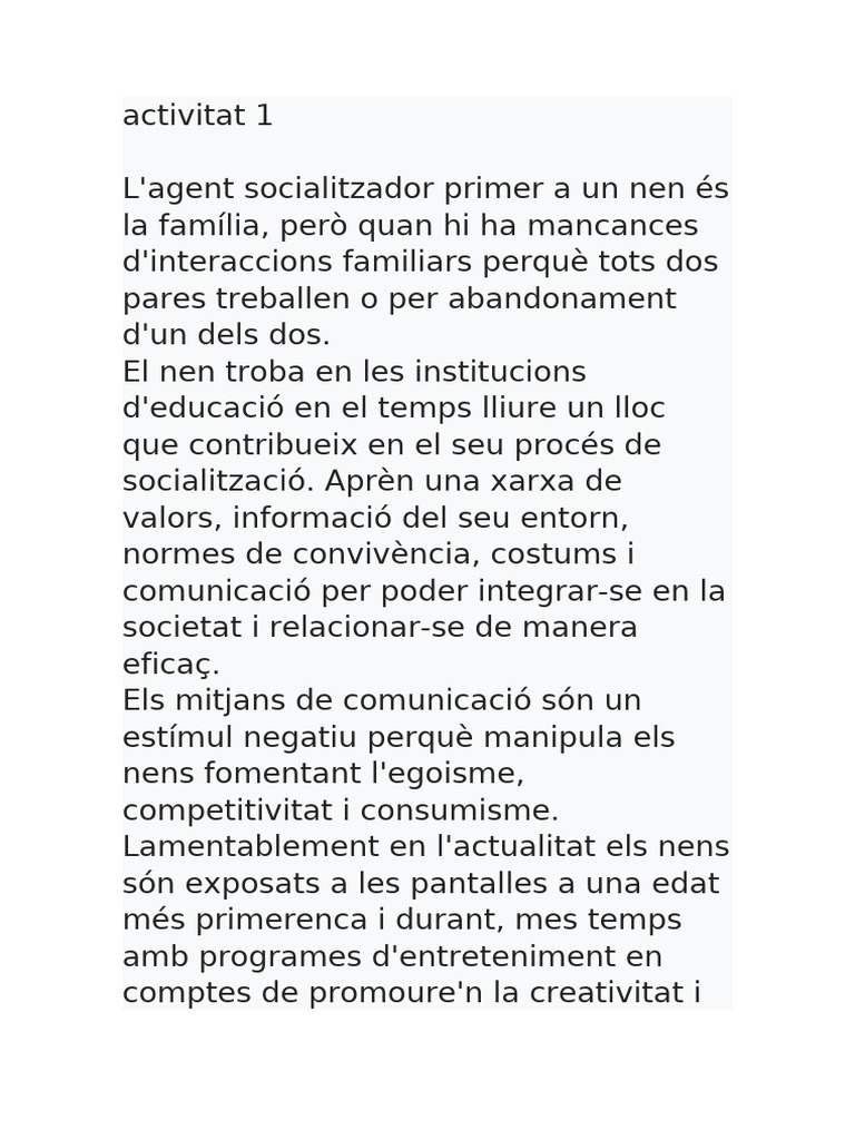 Activitat 1 | PDF