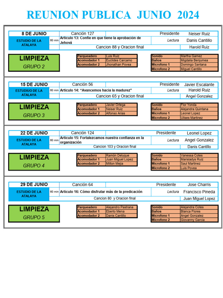 Reunion Publica Junio2024 | PDF