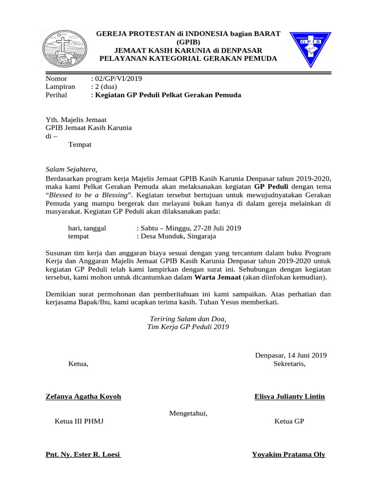 Proposal GP Peduli 2019 | PDF