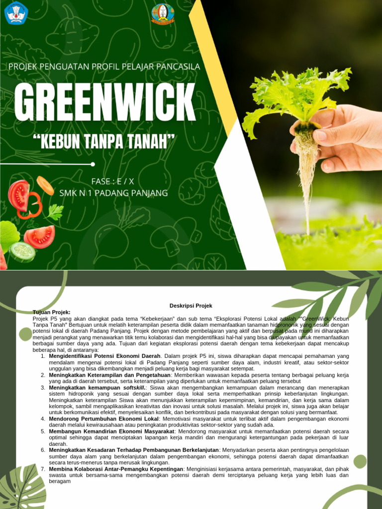 Modul P5 SMK Punyak SMKN 1 Padang Panjang | PDF