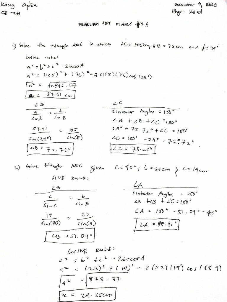 PROBLEM SET 1A FINALS FOS | PDF