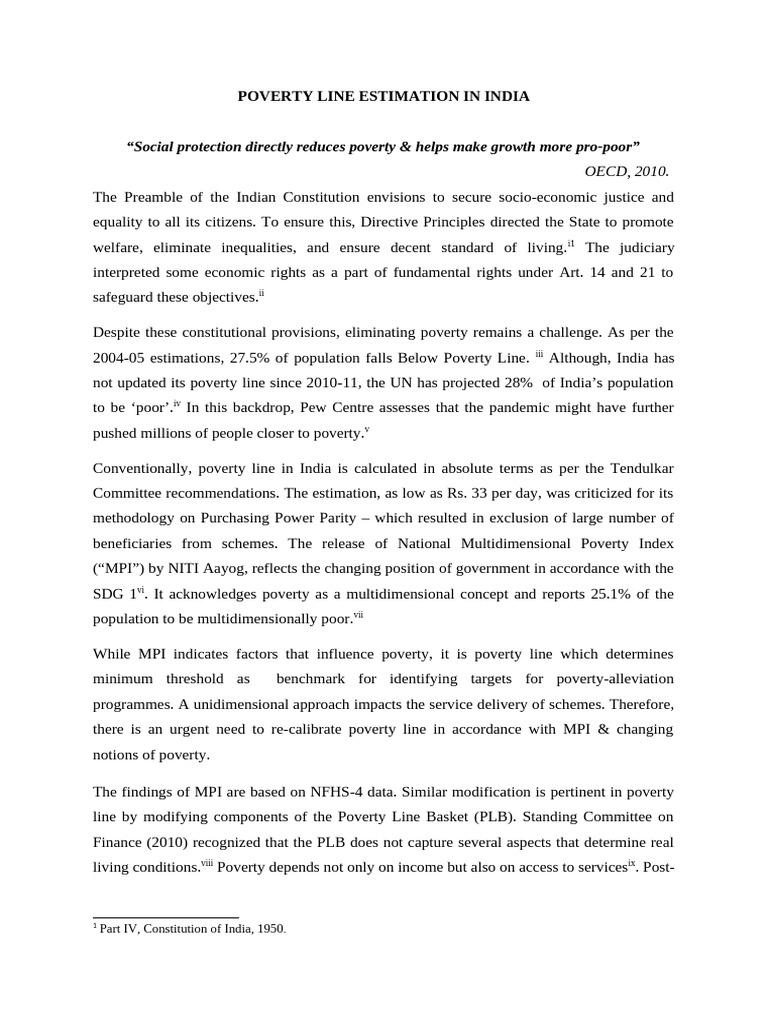 Policy Draft 2 | PDF | Poverty Threshold | Poverty