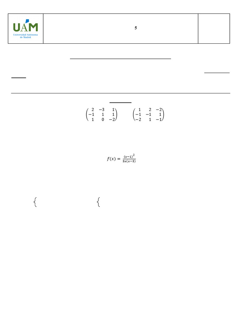 Matemáticas II Temario | PDF | Matriz (Matemáticas) | Geometría