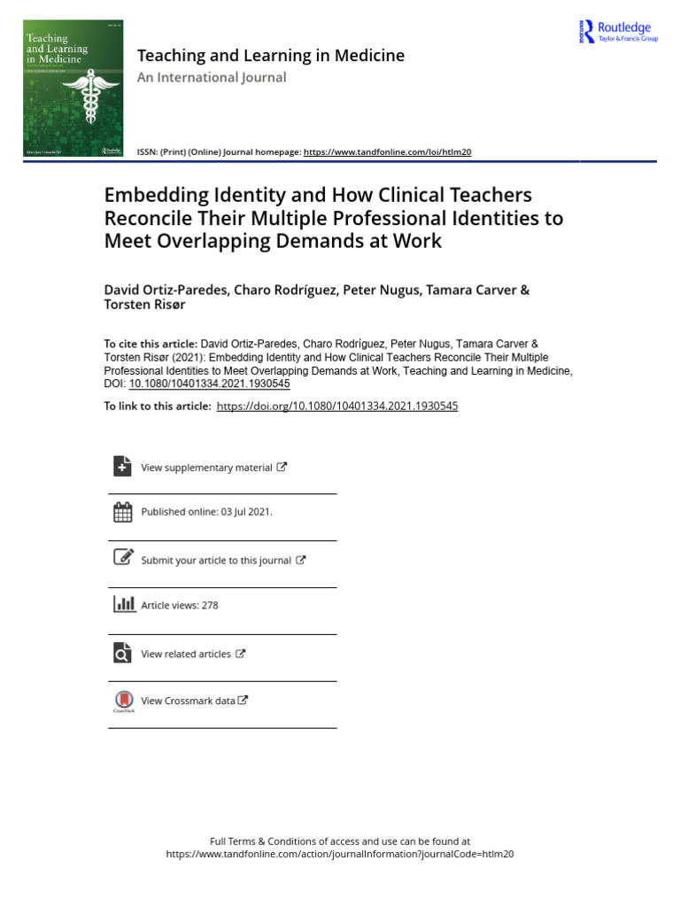 16. Ortiz-paredes-2021-Embedding-identity-and-how-clinical | PDF ...