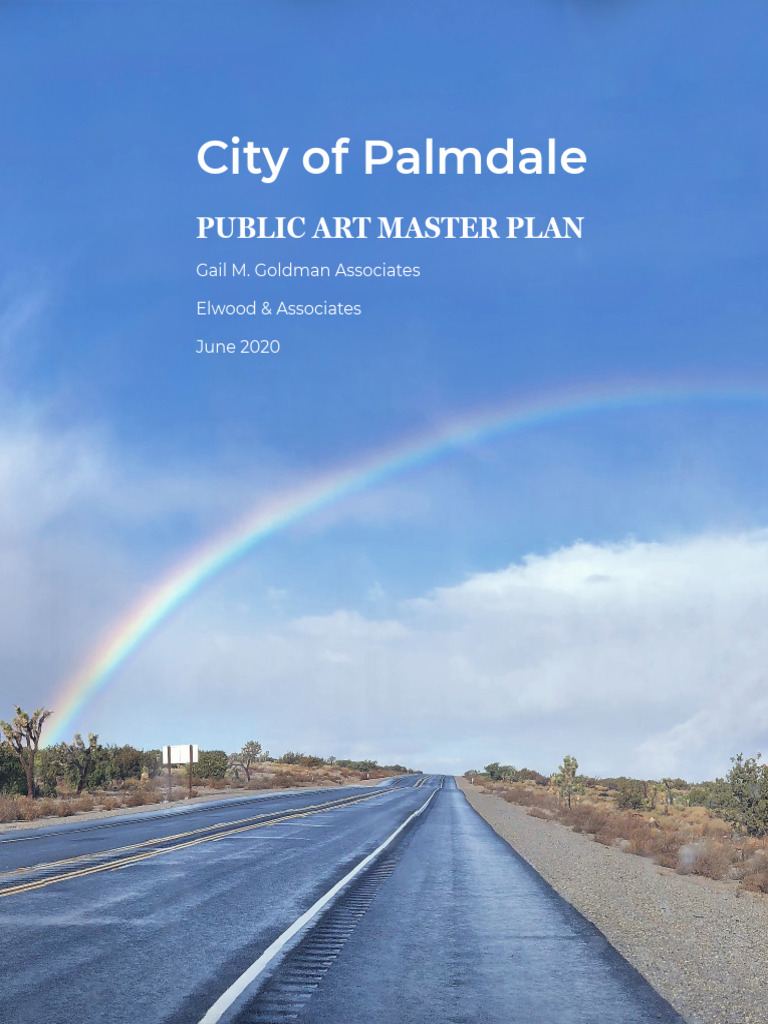 Palmdale Public Art Master Plan PDF | PDF | Landscape | Community