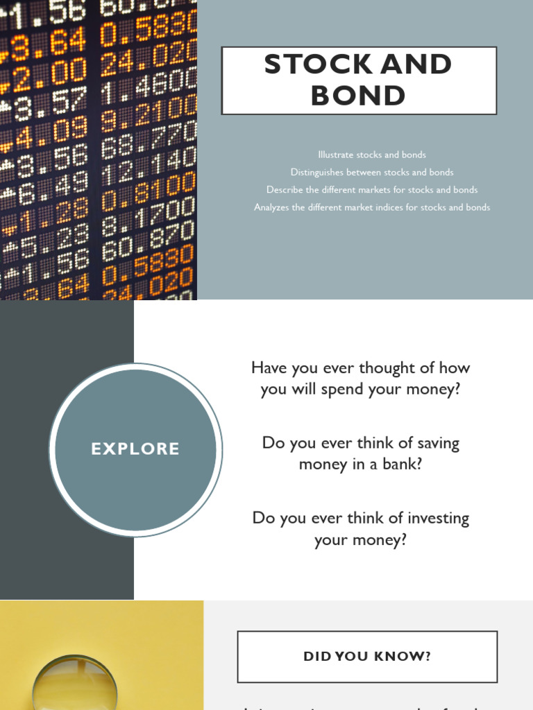 Gen Math Q2 Week 6 Stocks and Bonds | PDF | Stocks | Bonds (Finance)