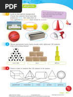 2D and 3D Shapes Test 01 | PDF | Shape | Rectangle