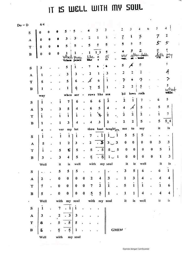 It Is Well With My Soul | PDF