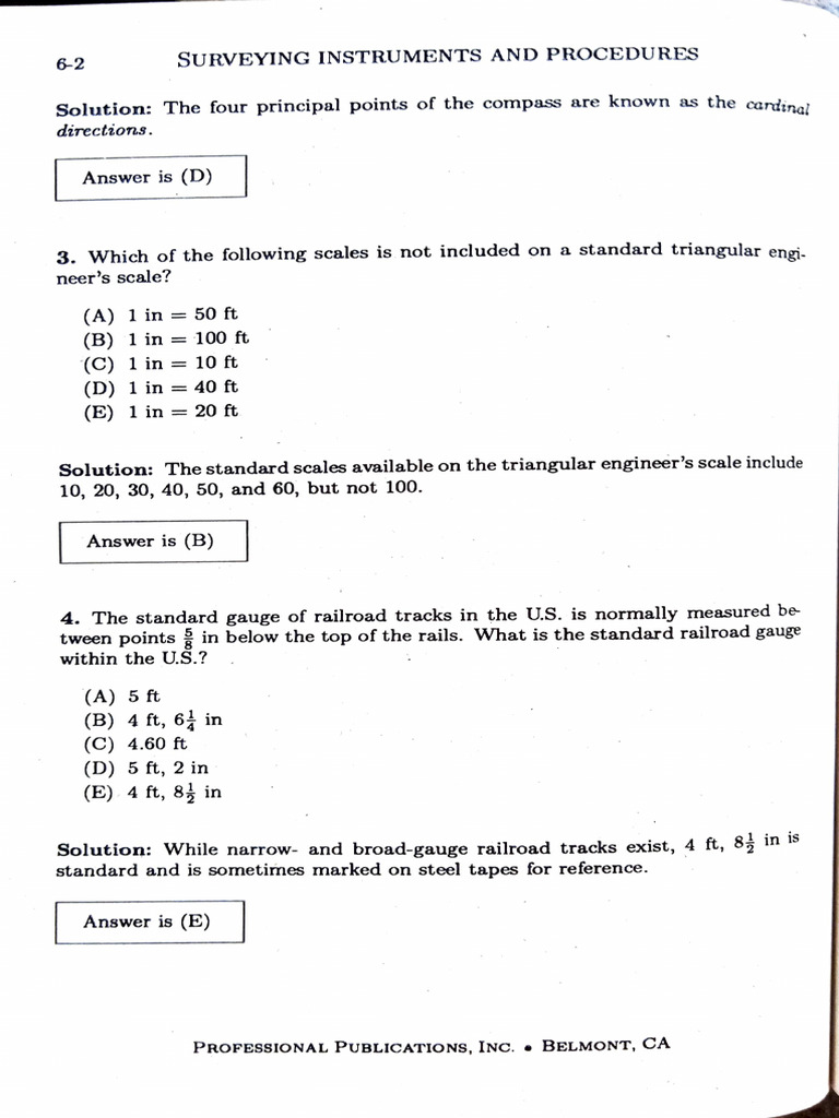 1001 survey solved problems part 18 | PDF | Refraction | Optics