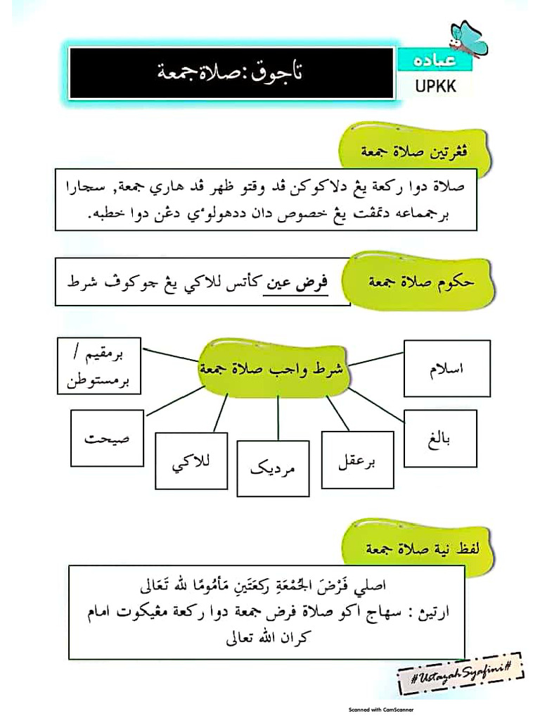 Nota & Latihan KAFA Tahun 4&5 (IBADAH - SOLAT JUMAAT) | PDF