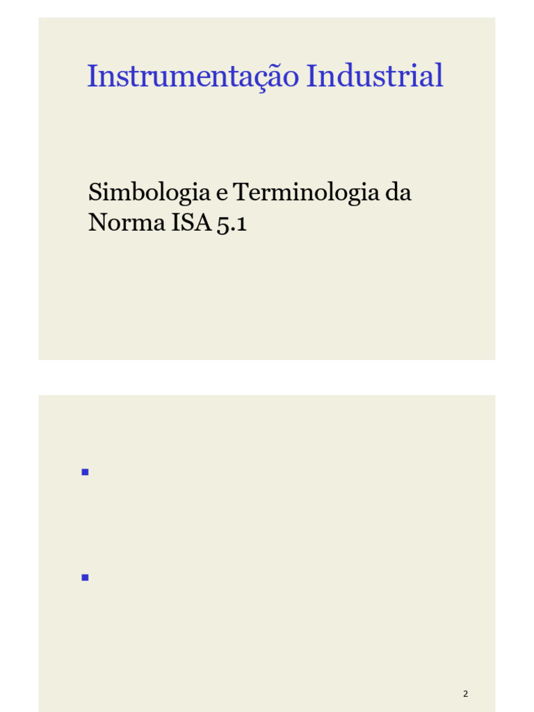 Simbologia e Terminologia Da Norma ISA 5-1-1725573251 | PDF