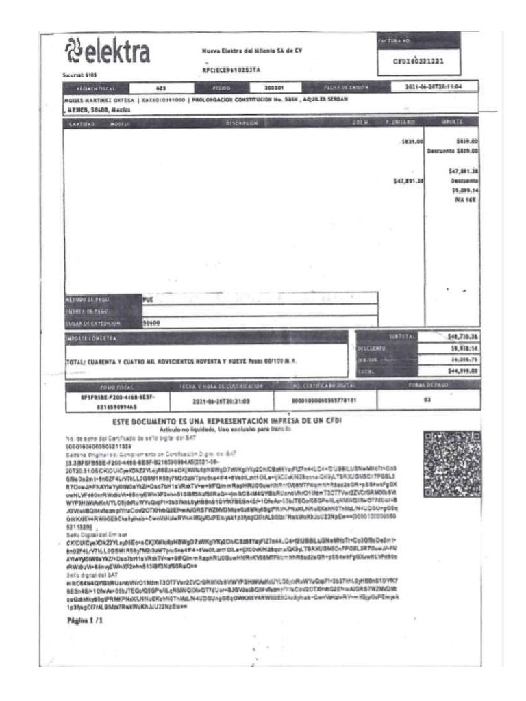 Factura Electra | PDF