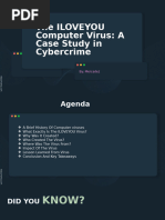 ILOVEYOU Virus Case Study Analysis | PDF | Computer Security | Security
