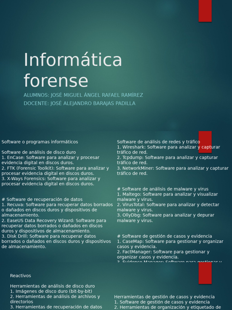 Informática Forense | PDF | Malware | Virus de computadora