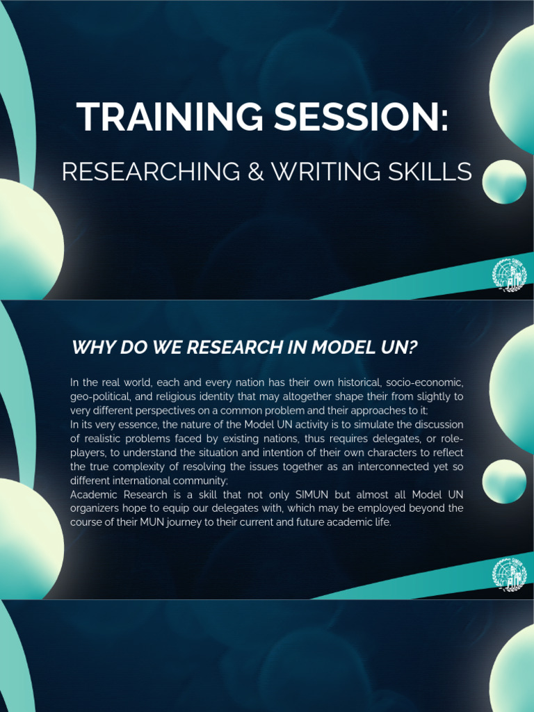 (Simun 2024) Writing 101 | PDF | United Nations | International Relations