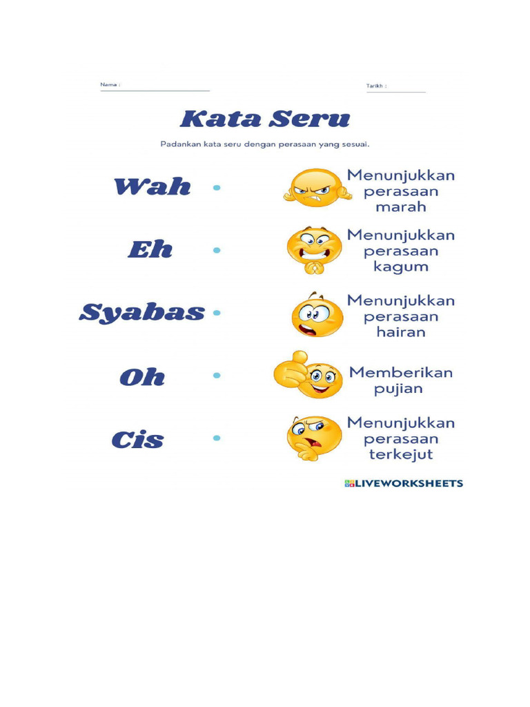 Kata Seru Emoji | PDF