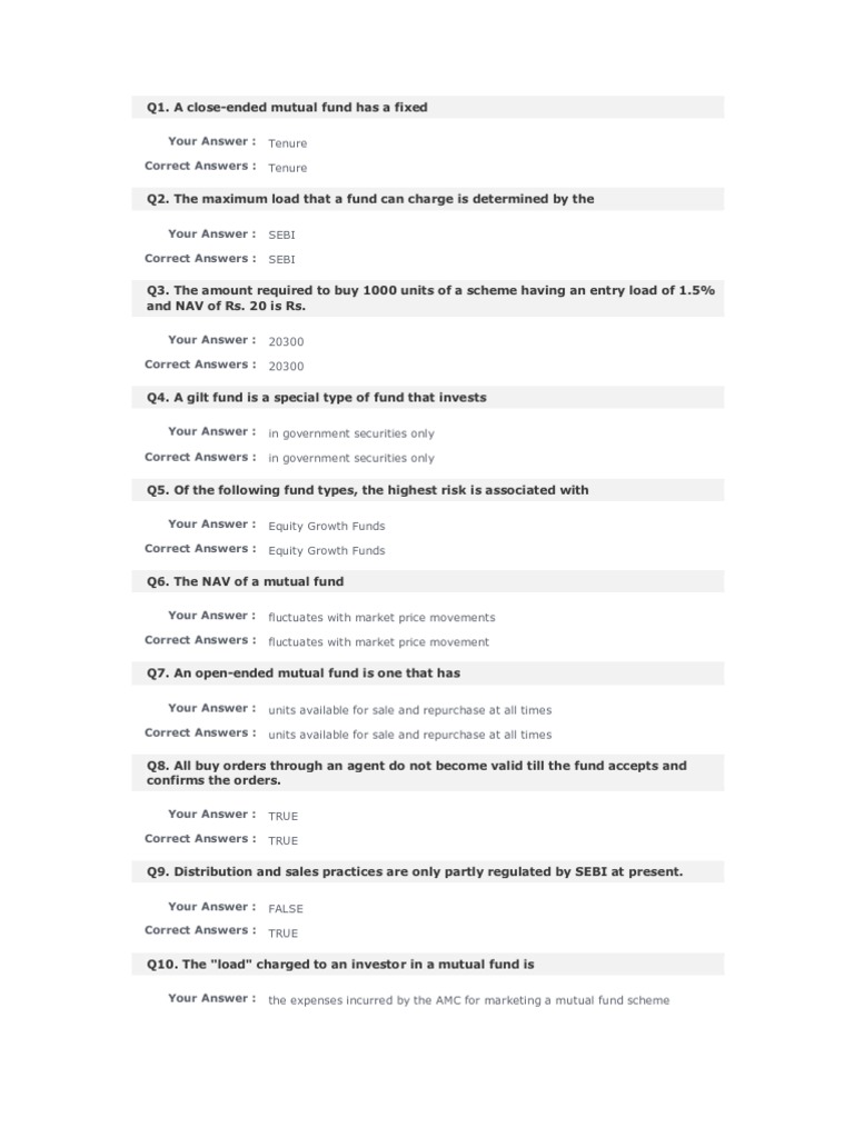 Understanding Mutual Fund Offer Documents: A Comprehensive Review of ...