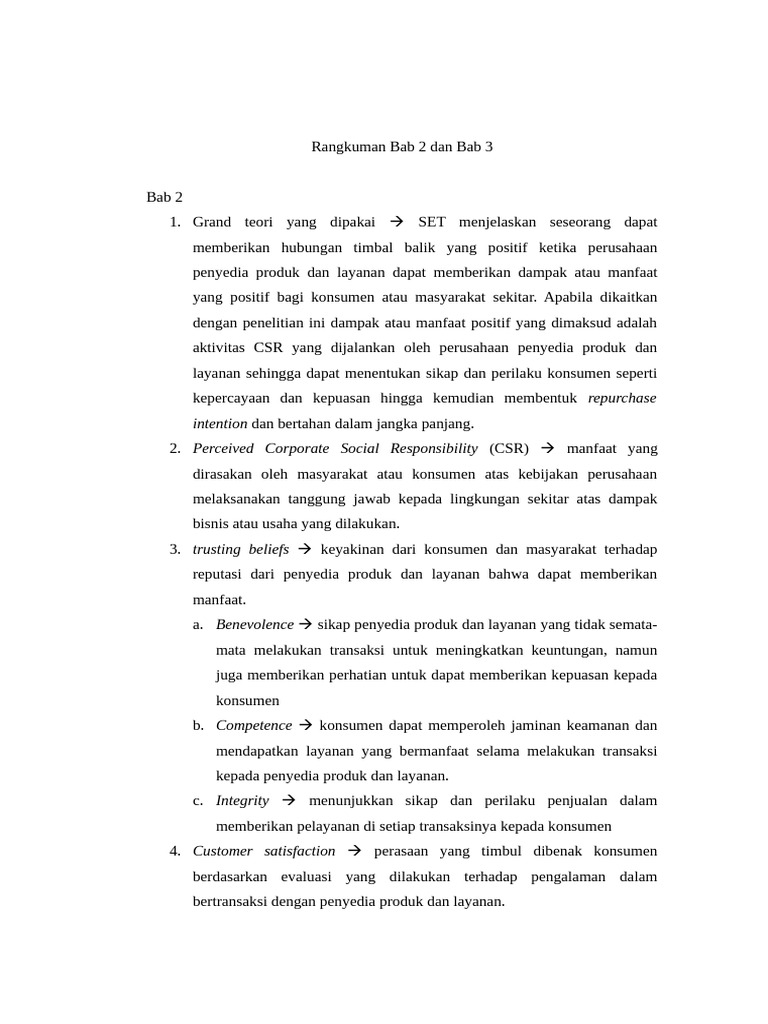 Rangkuman Bab 2 Dan Bab 3 | PDF