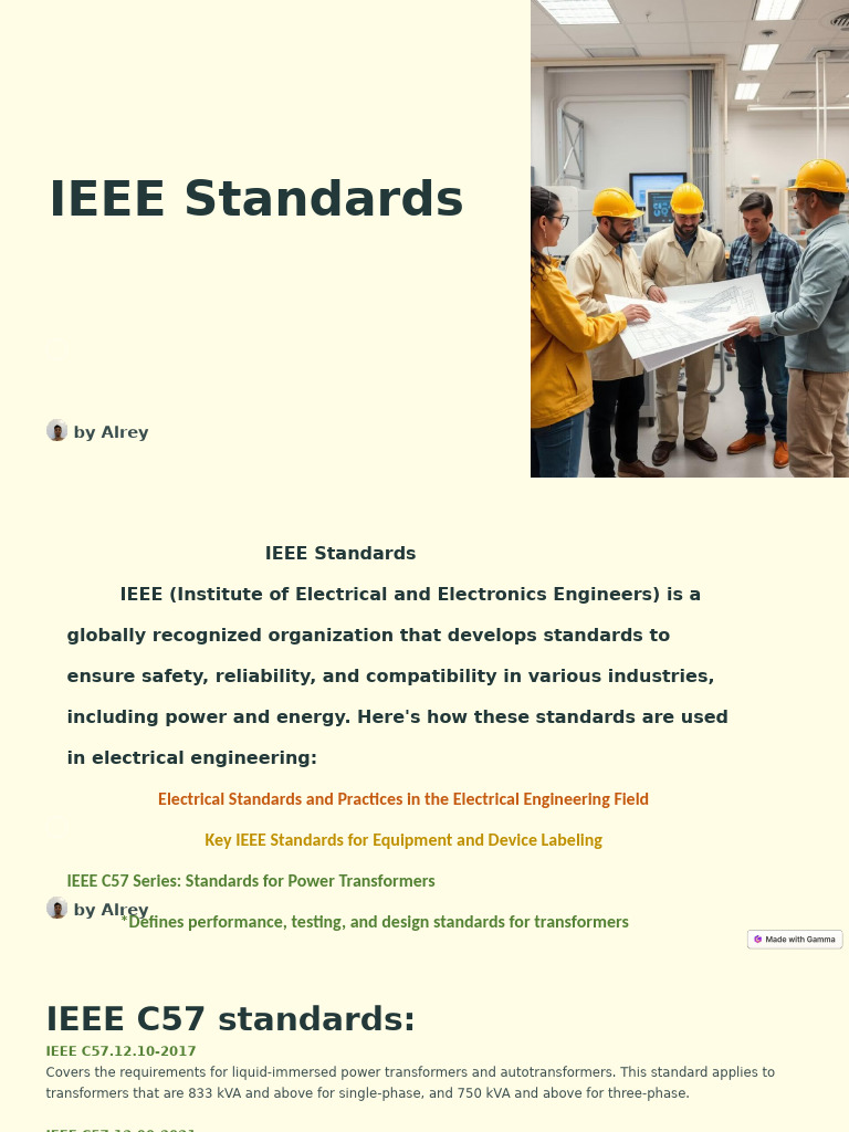 IEEE Standards | PDF | Electrical Substation | Transformer