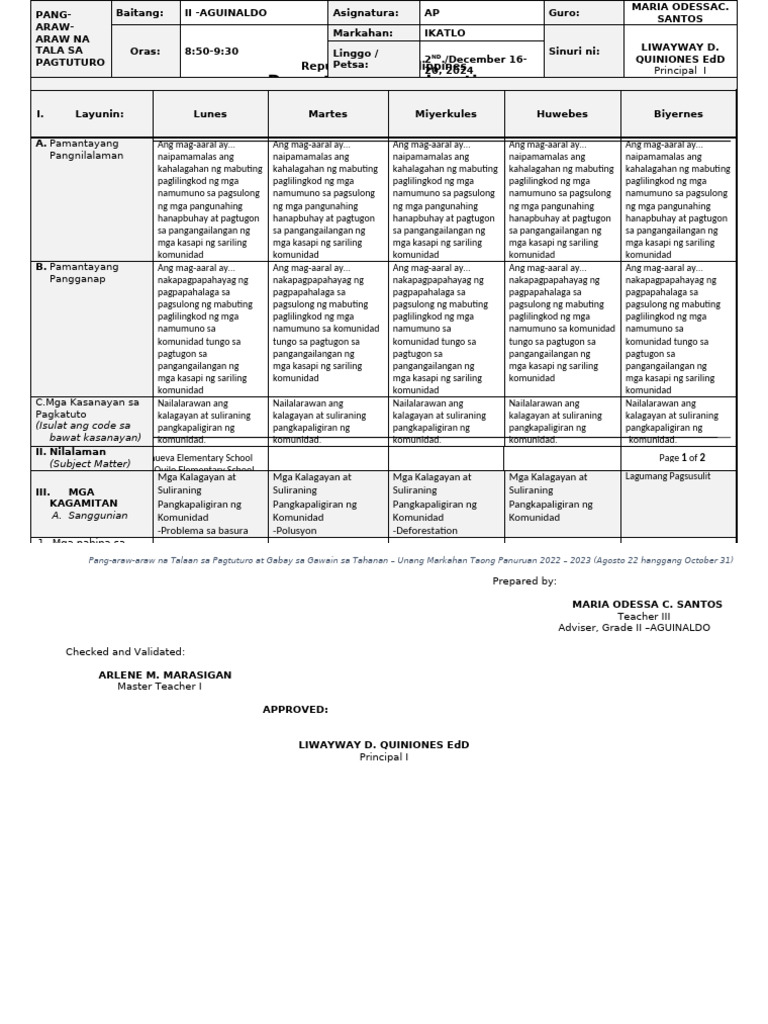MOCS-DLL-Q3-WEEK-2-AP | PDF