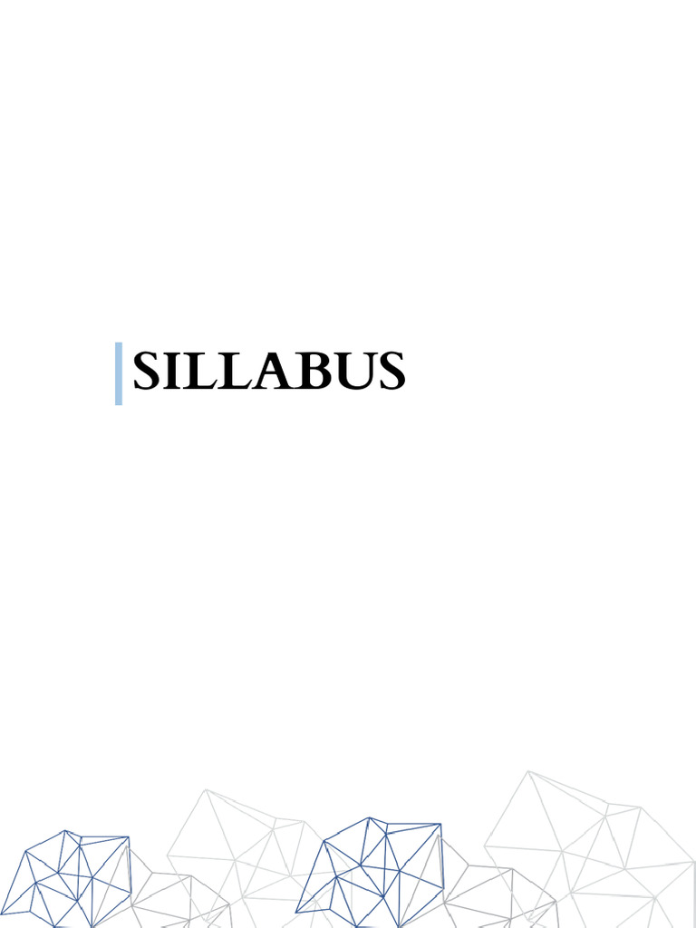 Sillabus | PDF