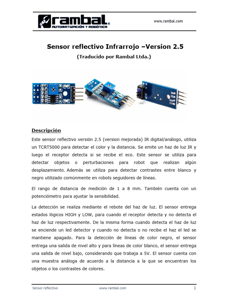 reflecIR-TCRT5000-basic-stamp | PDF
