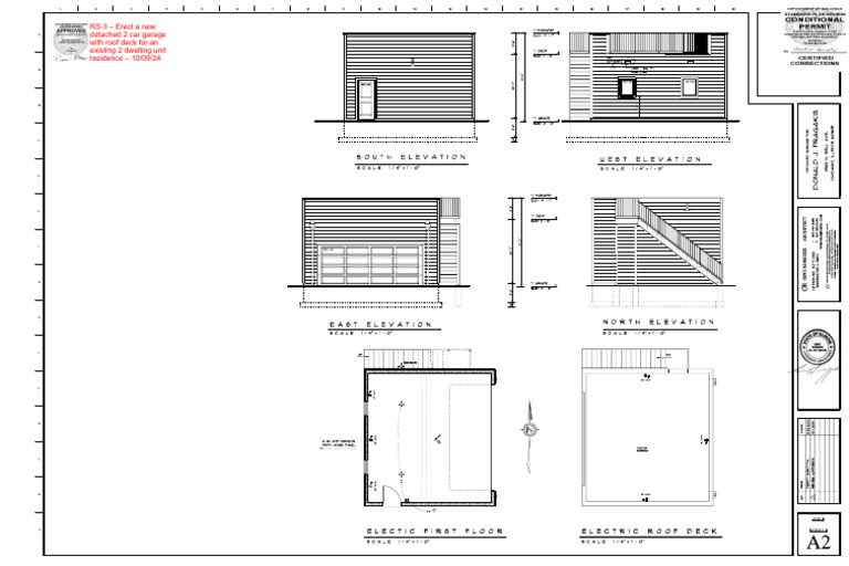 A2 Elevations, Electrical Plan 101060144 | PDF