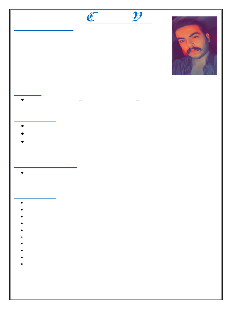 Ahmed Kahtan's CV and Skills Summary | PDF