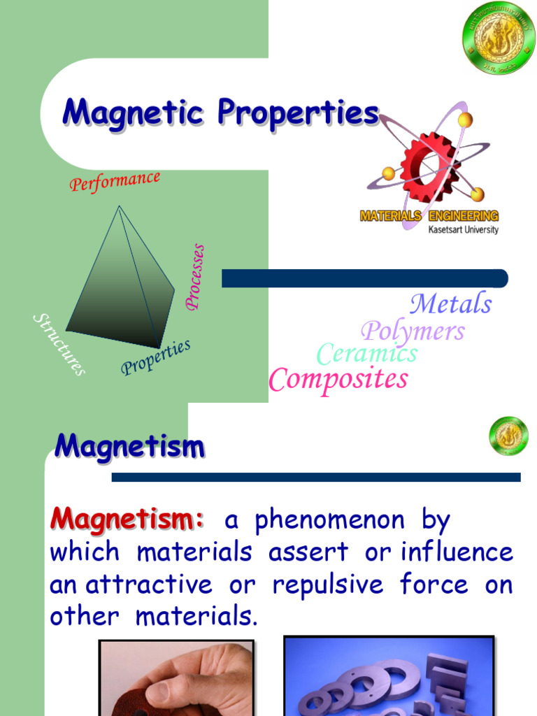 06 Magnetic Properties | PDF | Magnetism | Ferromagnetism
