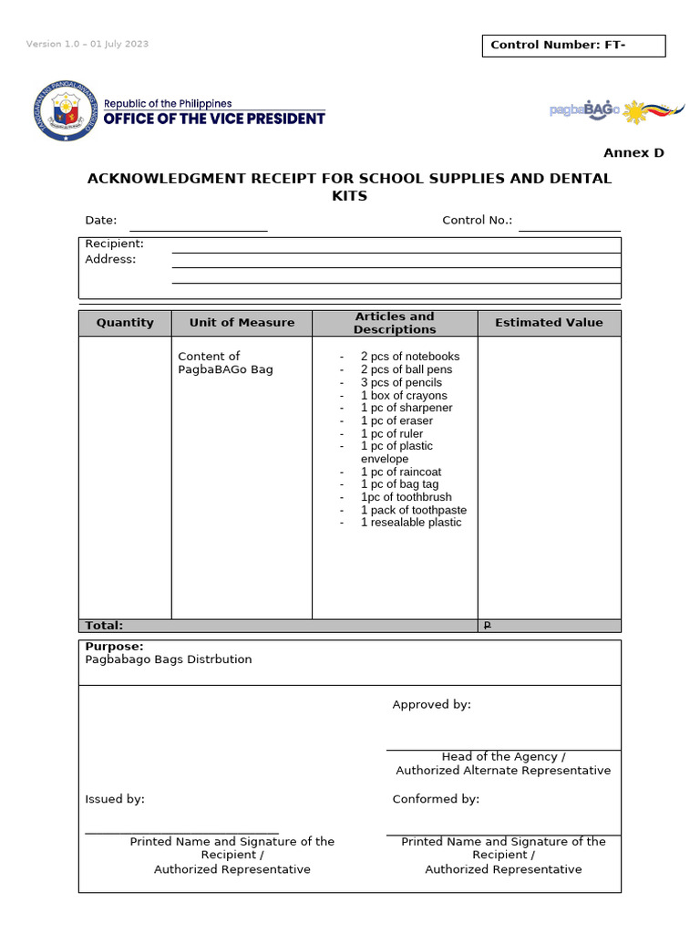 Annex-D-Acknowledgment-Receipt-for-School-Supplies-and-Dental-Kits-1-1 ...