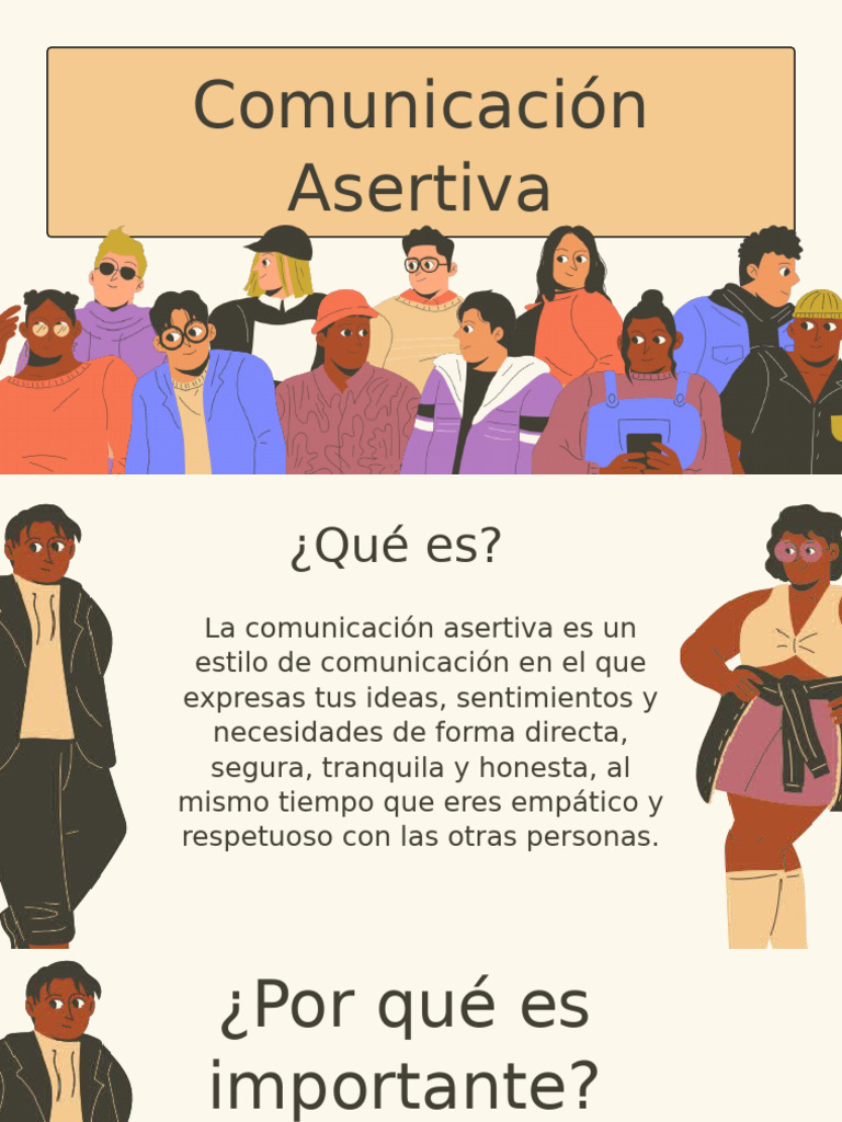 Comunicación Asertiva - 20241125 - 072157 - 0000 | PDF | Comunicación | Psicología Social