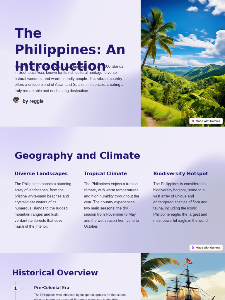 The Philippines An Introduction Pdf Philippines Volcano