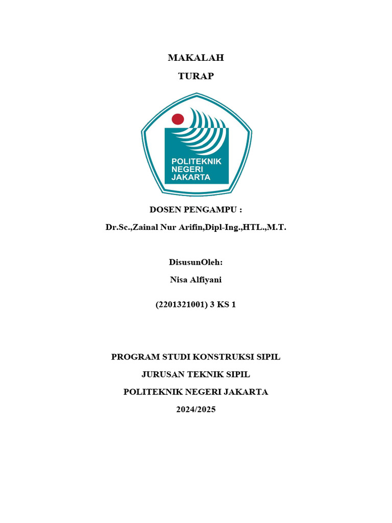 Jenis dan Perencanaan Turap Konstruksi | PDF