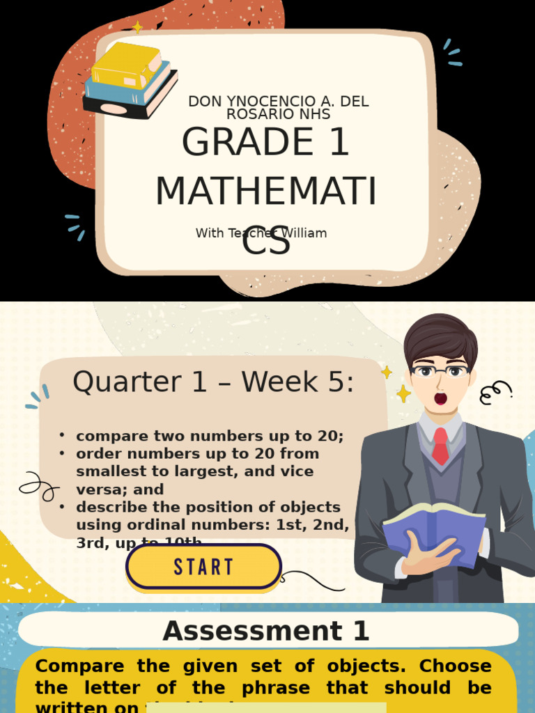 Grade 1 Math Q1 W5 Final | PDF