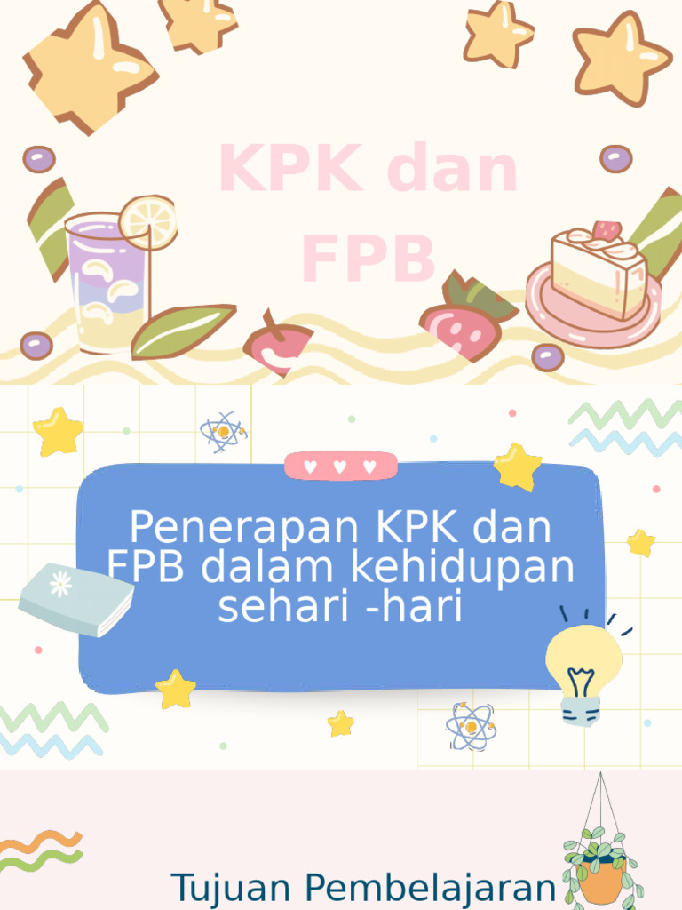 Penerapan KPK Dan FPB Dalam Kehidupan Sehari-Hari | PDF