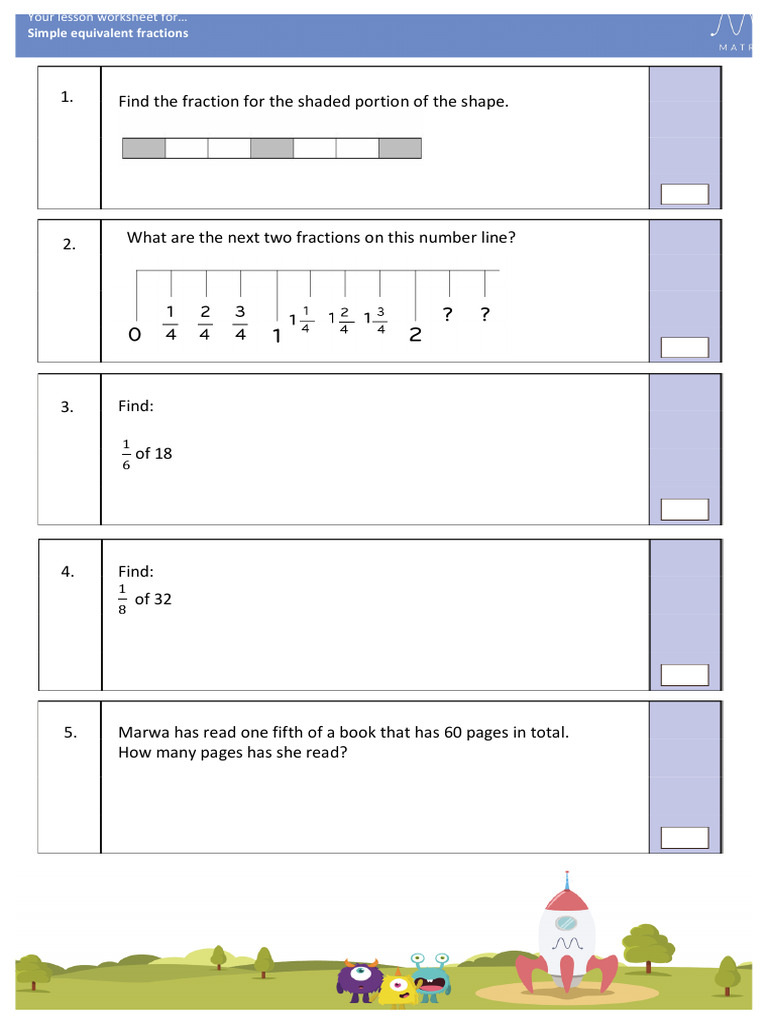 Simple Equivalent Fractions | PDF