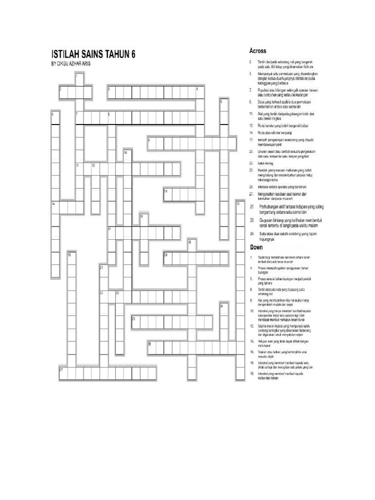 teka silang kata sains | PDF