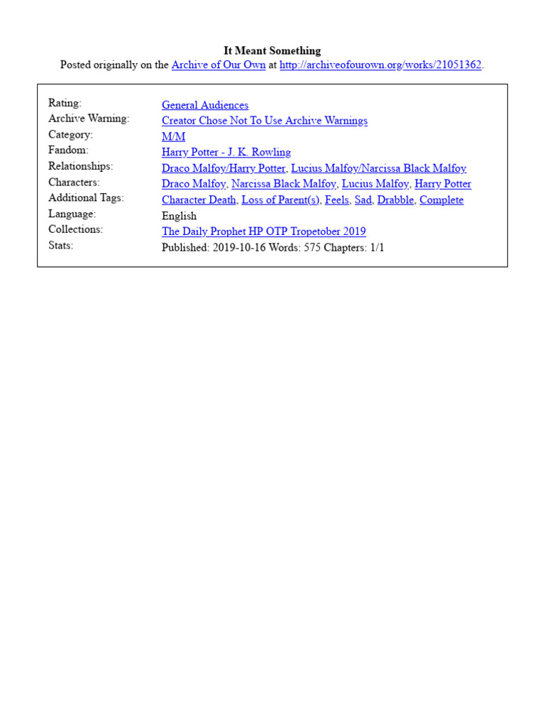 It_Meant_Something | PDF