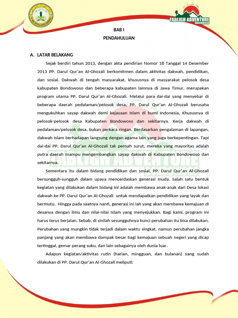 Dakwah dan Pendidikan di Bondowoso | PDF
