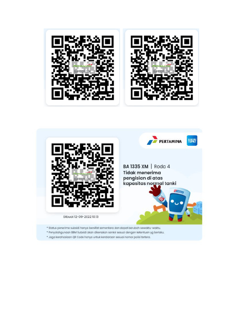 Doc1 QR Pertamina | PDF