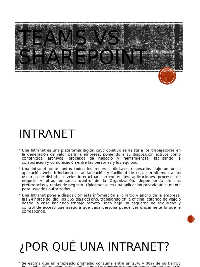 Teams Vs Sharepoint Rev.1 | PDF | Microsoft | Microsoft Office