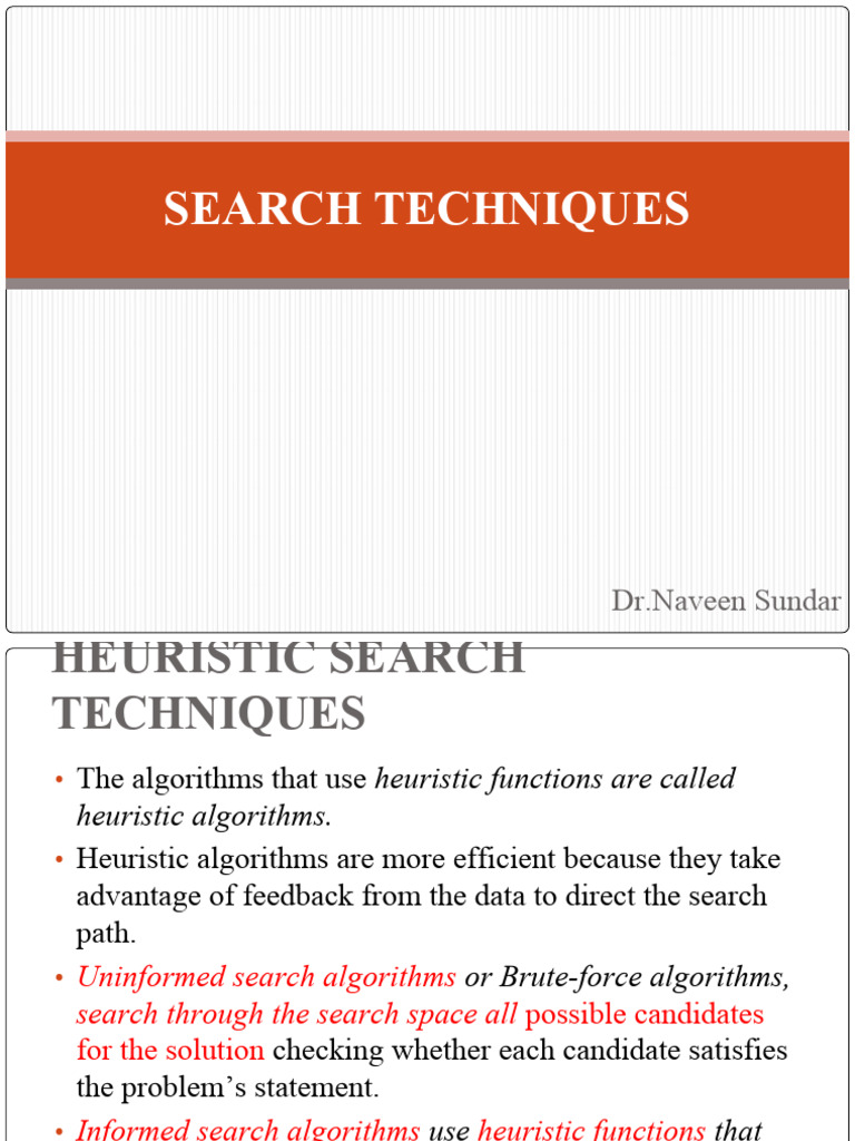 Uninformed Search Techniques | PDF | Combinatorics | Discrete Mathematics